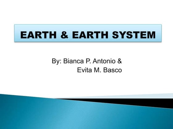 The earth system | PPT