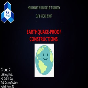 project report on earth quake resisting building | DOCX