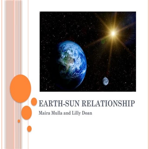 Earth-Sun Relationship Earth sun relationship sun relationship sun ...