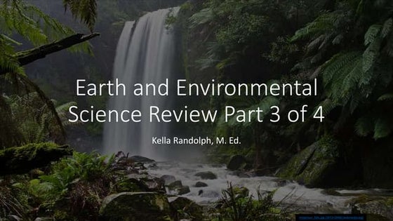 Earth and environmental science part 2 of 4 | PPT