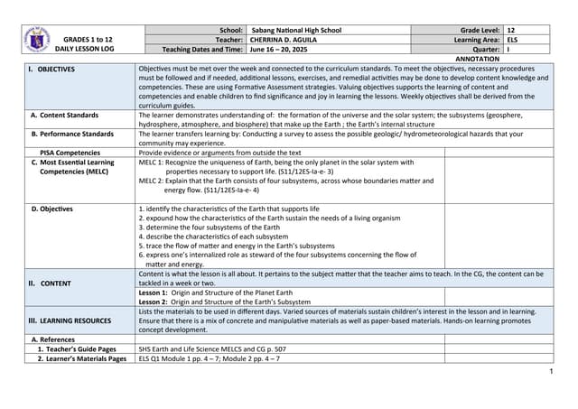 LE_Science7_Q1_week-2_final.pdf Learning Exemplar for science 7 MATATAG curriculum | PDF