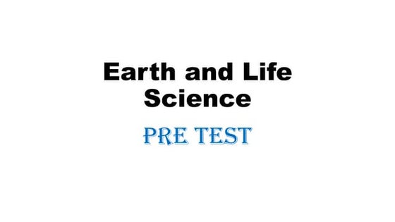 earth and life sciences First Quarter Exam.docx