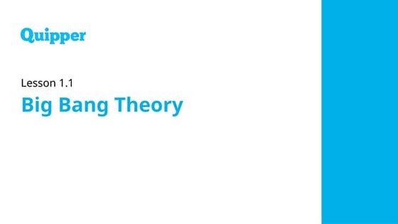 The big bang theory | PPT