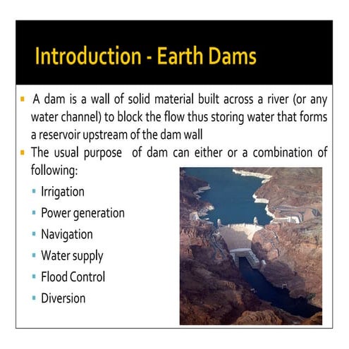 Earth and rockfill dams | PDF
