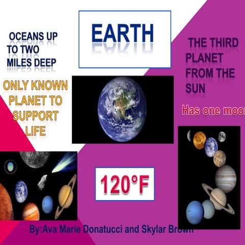 Earth ava and skylar | PPTX