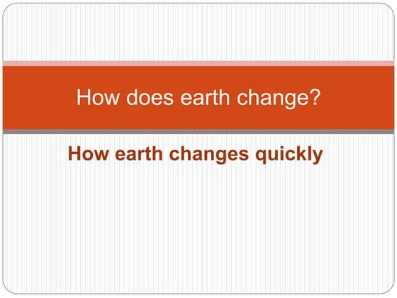 Earth shattering earthquakes | PPT