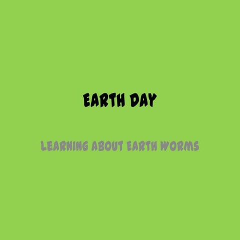 Earth day | PPTX