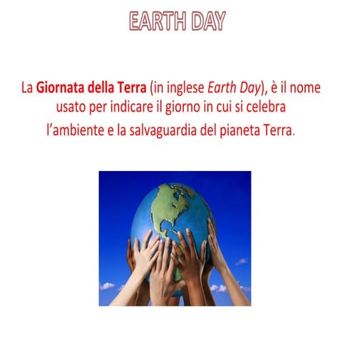 Earth day | PPT