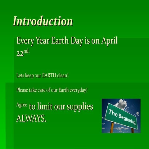 Earth day april 22nd | PPT