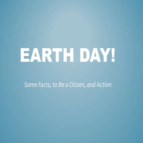 Earth day presentation | PPT