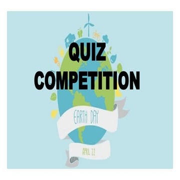 Earthday Quiz for 2025 Earth day celebration.pptx