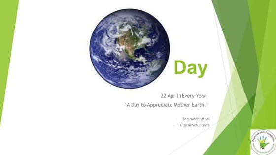 Earth Day Presentation | PPTX | Environment | Science