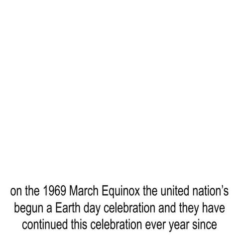 Earth day sentences | PPTX