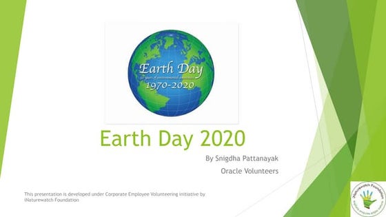 Earth day presentation | PPSX | Environmental Services Industry ...