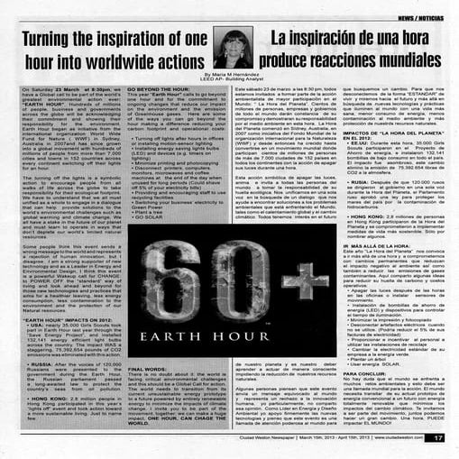 Earth hour | PDF