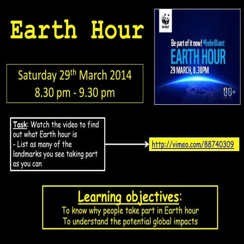 Earth hour | PPTX