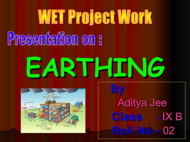 Electrical grounding and earthing systems | PPT