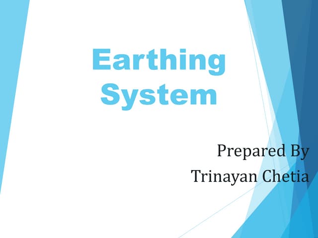 Earthing | PPTX
