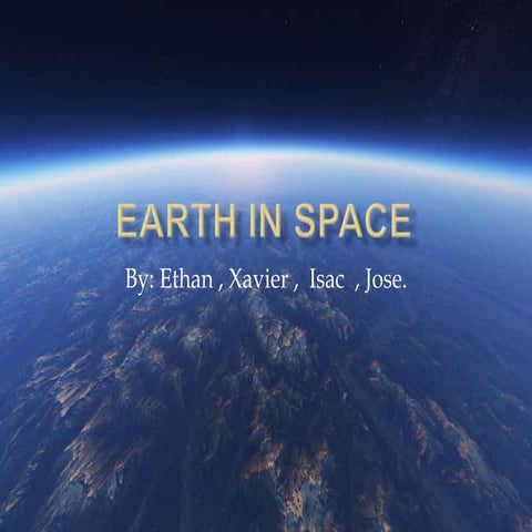 Earth in space | PPTX