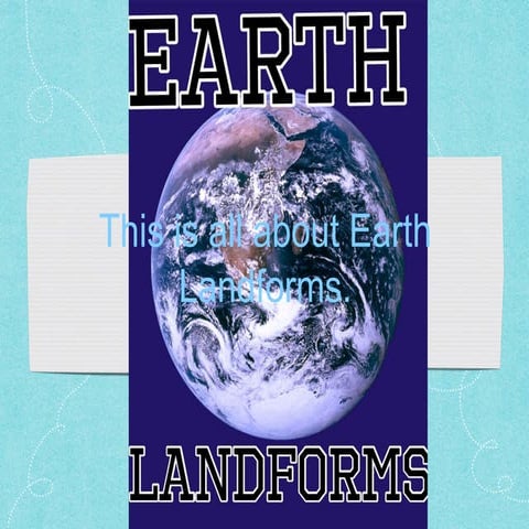 Earth landforms | PPT