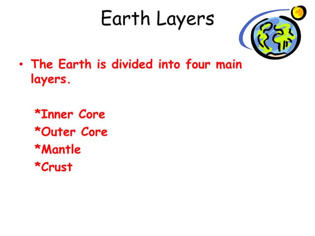Layers of the Earth | PPTX