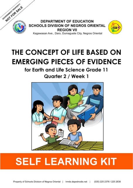 Module 1_Evolving Concept of life Based on Emerging Pieces of Evidence.pptx