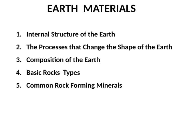The rock cycle | PPTX