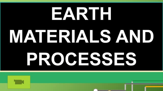 Endogenous processes on earth | PPTX