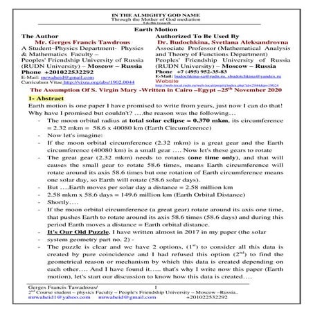 Earth circumference | PDF