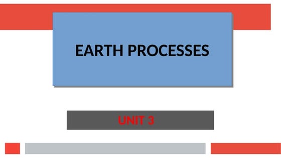 GEOLOGIC PROCESSES ON EARTH | PPT