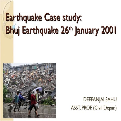 Earthquacke case study | PPT