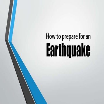 Earthquake Preparedness | PPT
