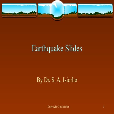 Earthquake power point presentations.ppt