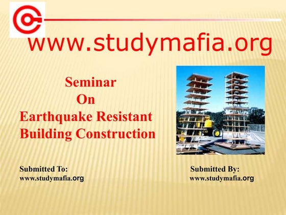 Earthquake resistant building in mexico | PPTX | Civil Engineering ...