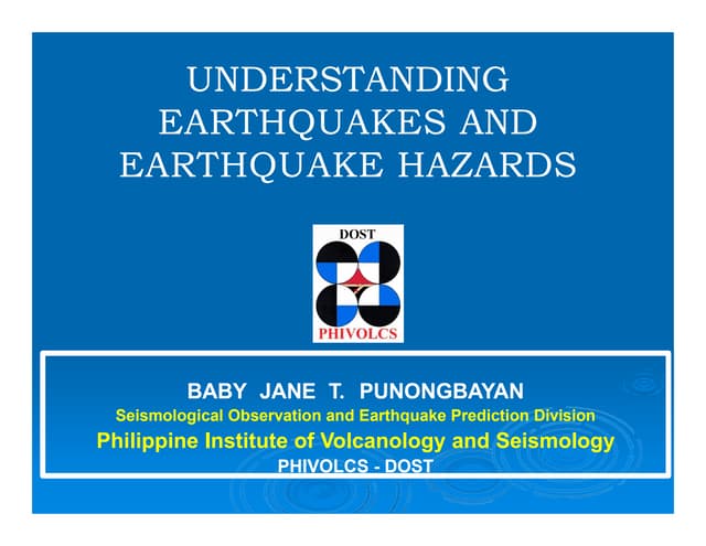 Interpreting an Earthquake Hazard Map.pptx