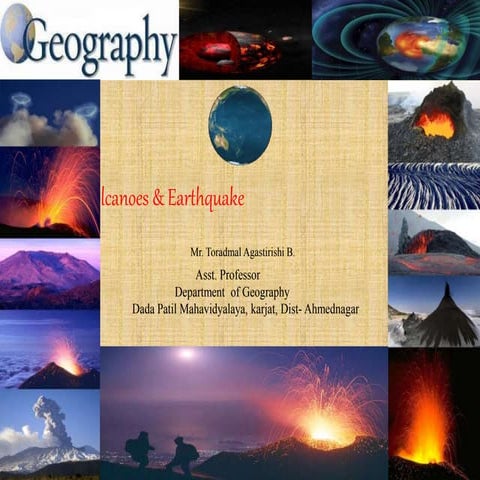 Earthquake and volcanoes | PPTX
