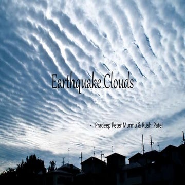 Earthquake Clouds | PPTX