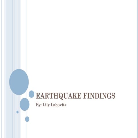 Earthquakes and earthquake predication | PPT