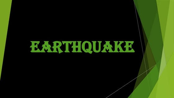 Earthquakes and faults (Grade 8 Lesson) | PPT | Geology | Science