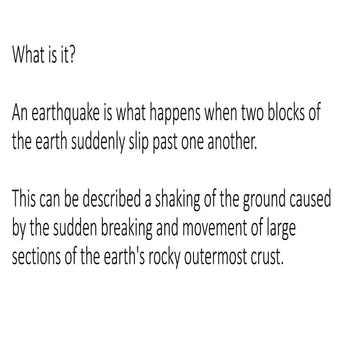 Earthquake powerpoint | PPTX