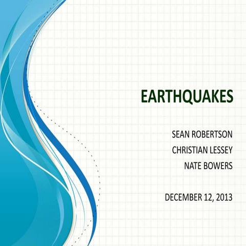Earthquake presentation | PPT