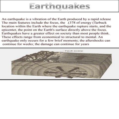 Earthquake Intensity | PPTX