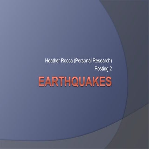 Plate Tectonics, Earthquake & Volcano | PPT