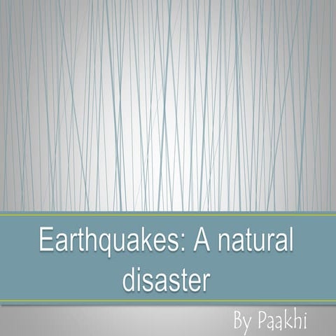 Earthquake: How it happens. grade 6 lesson, quarter 4ppt | PPT