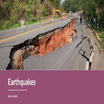 Earthquakes | PPTX