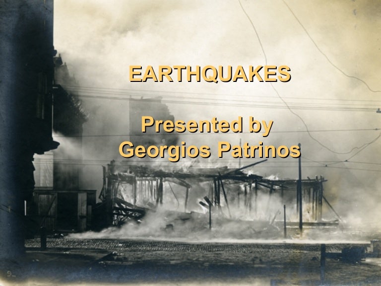 Earthquake Ppt