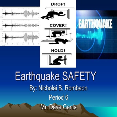 Earthquake Safety | PPT