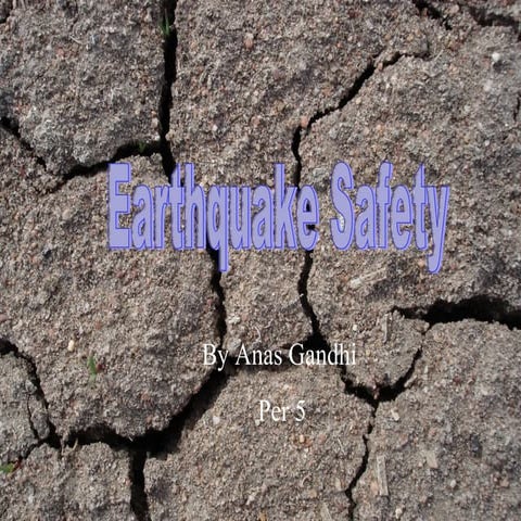 Earthquake Safety | PPT