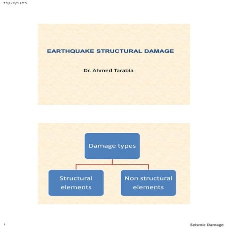 Earthquake structural damage lecture notes 2015 | PDF | Geology | Science