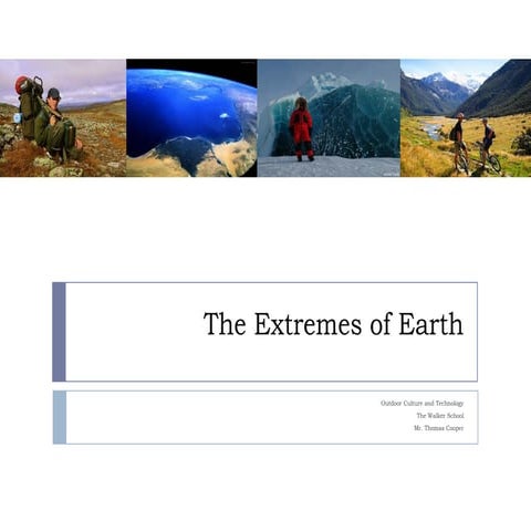 Earth's Extreme Places | PDF